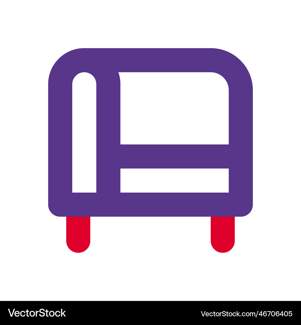 Modular corner chair for lounge decoration Vector Image