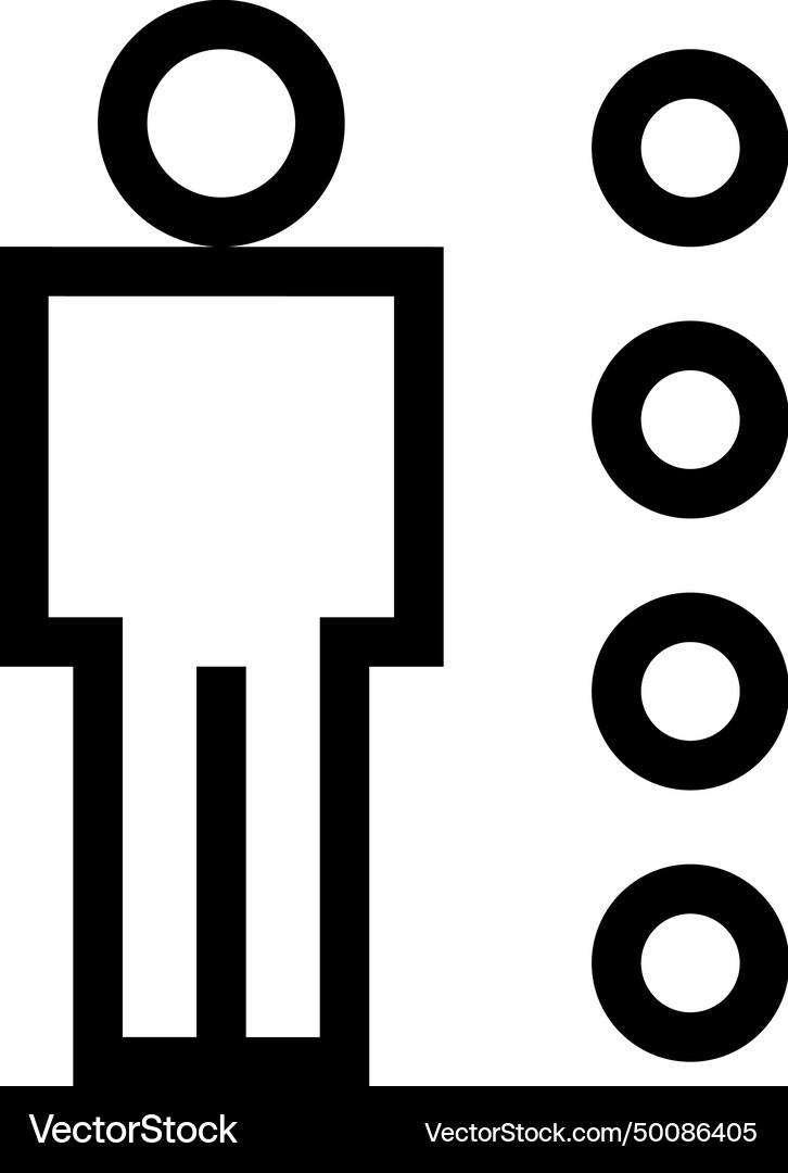 Personal assessment action plan icon with black Vector Image