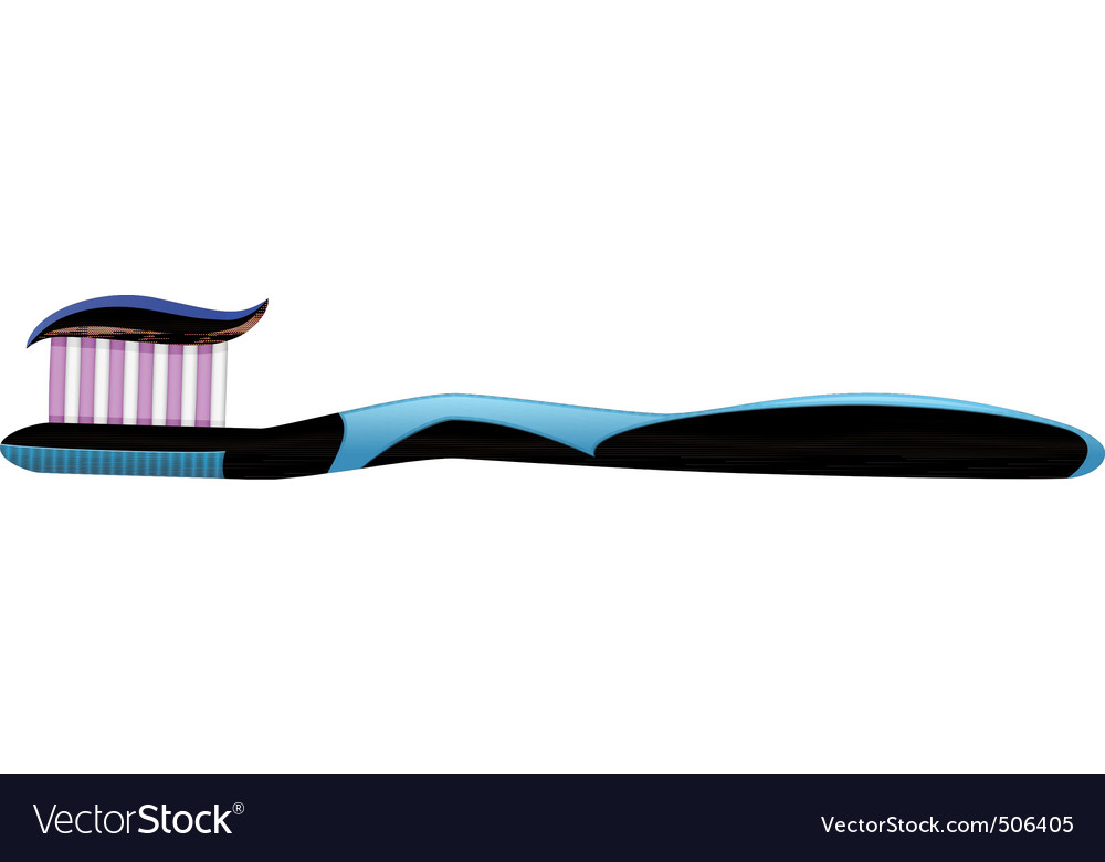 Toothbrush Royalty Free Vector Image - VectorStock