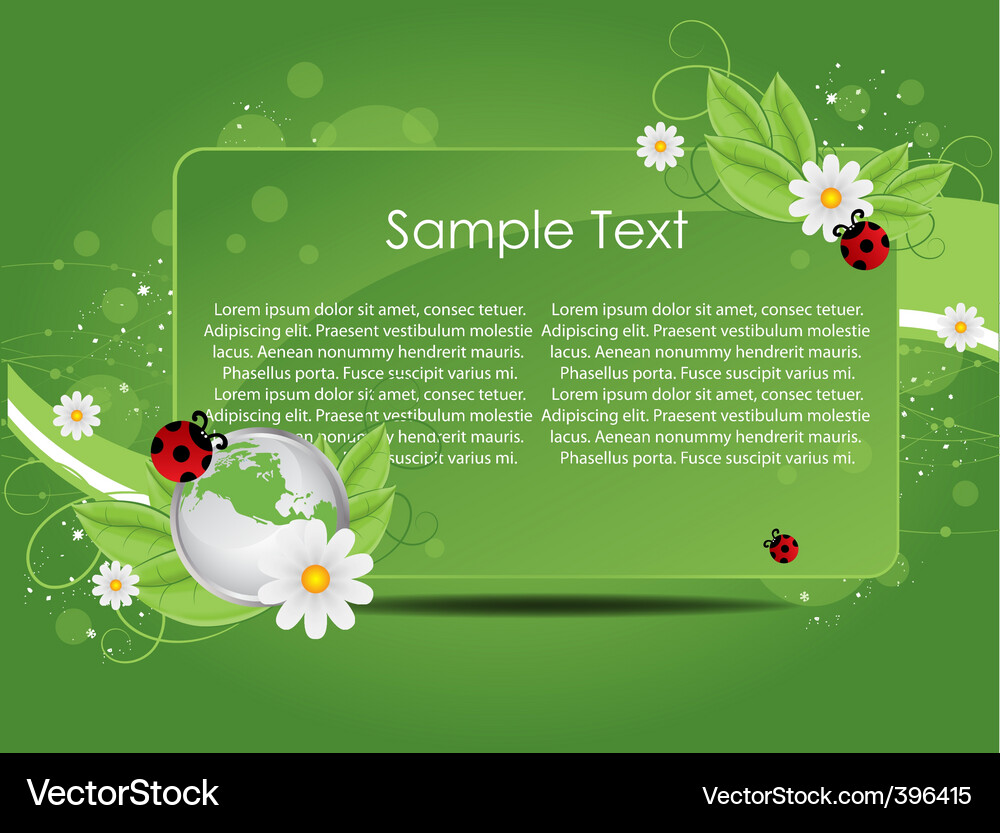 Basic nature Royalty Free Vector Image - VectorStock