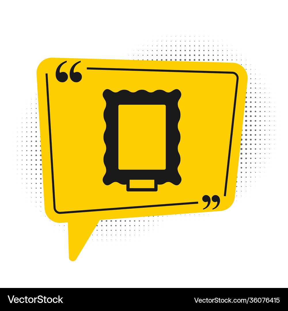 Black Picture Icon Isolated On White Background Vector Image