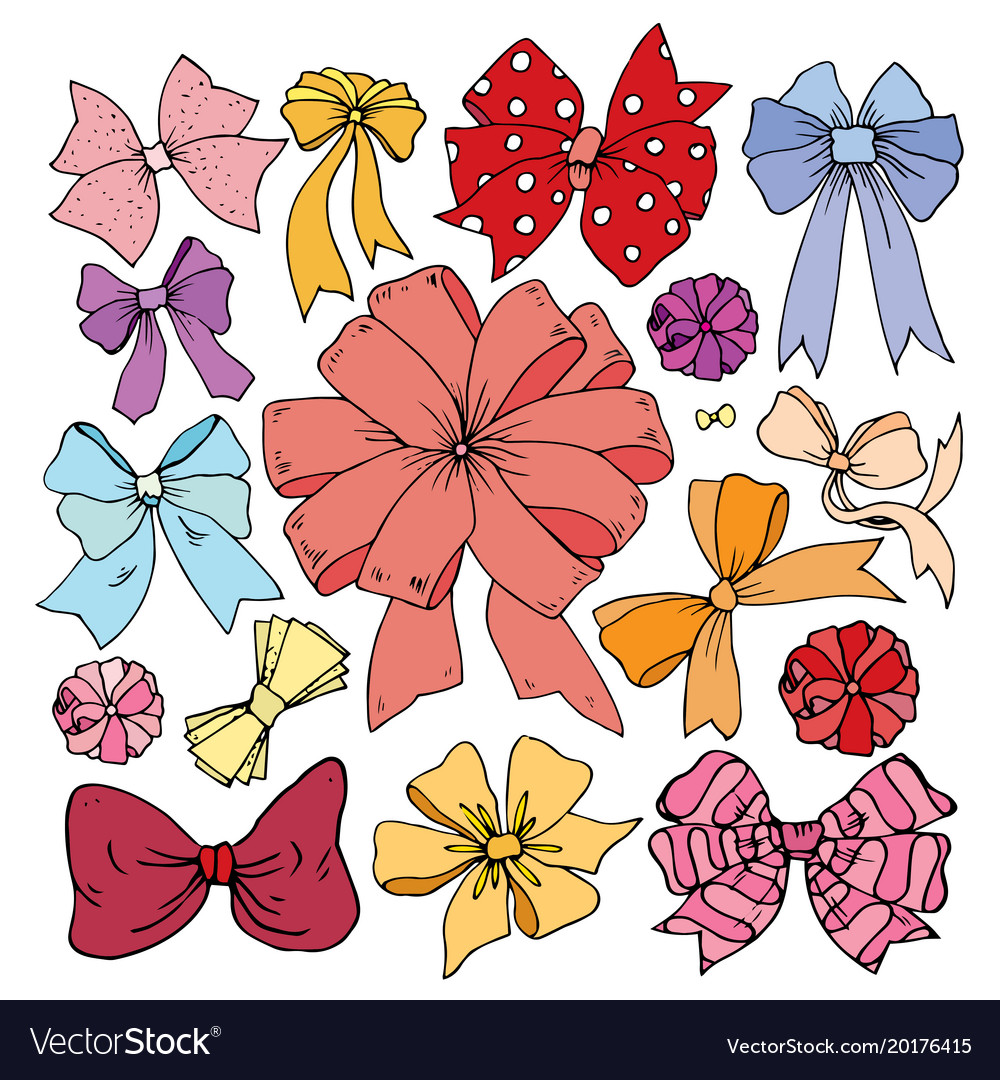Bow Royalty Free Vector Image - VectorStock