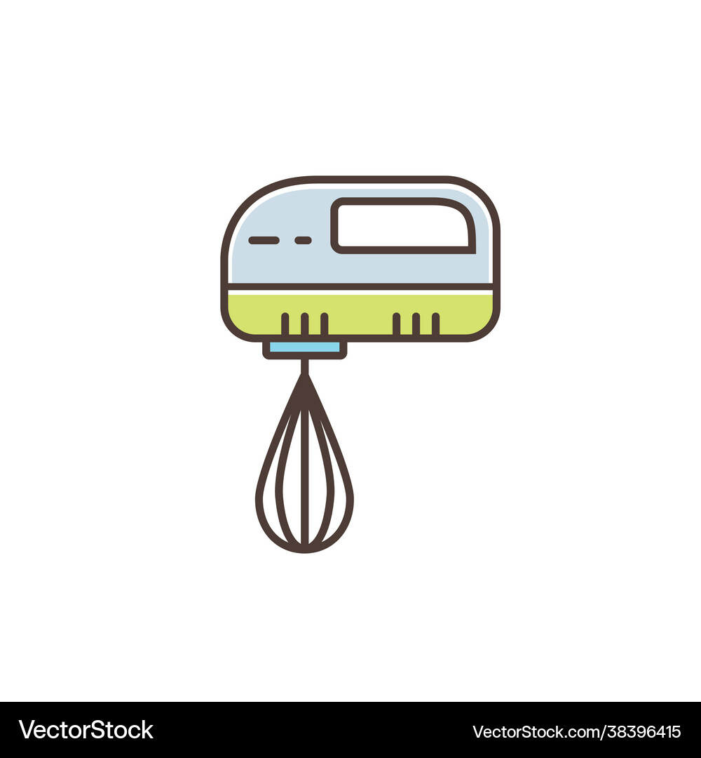 Mixer bakery design mixing food Royalty Free Vector Image