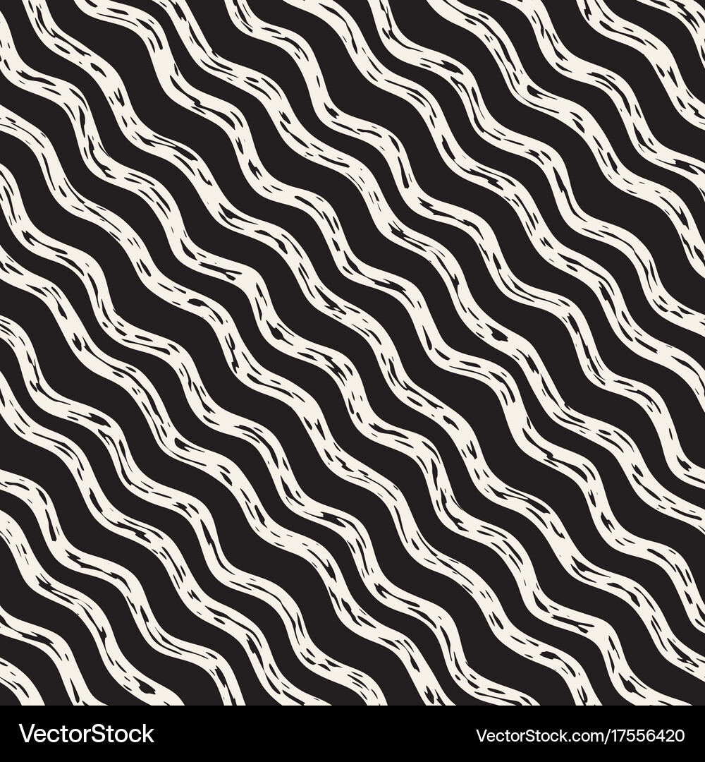 Decorative seamless pattern with doodle lines Vector Image