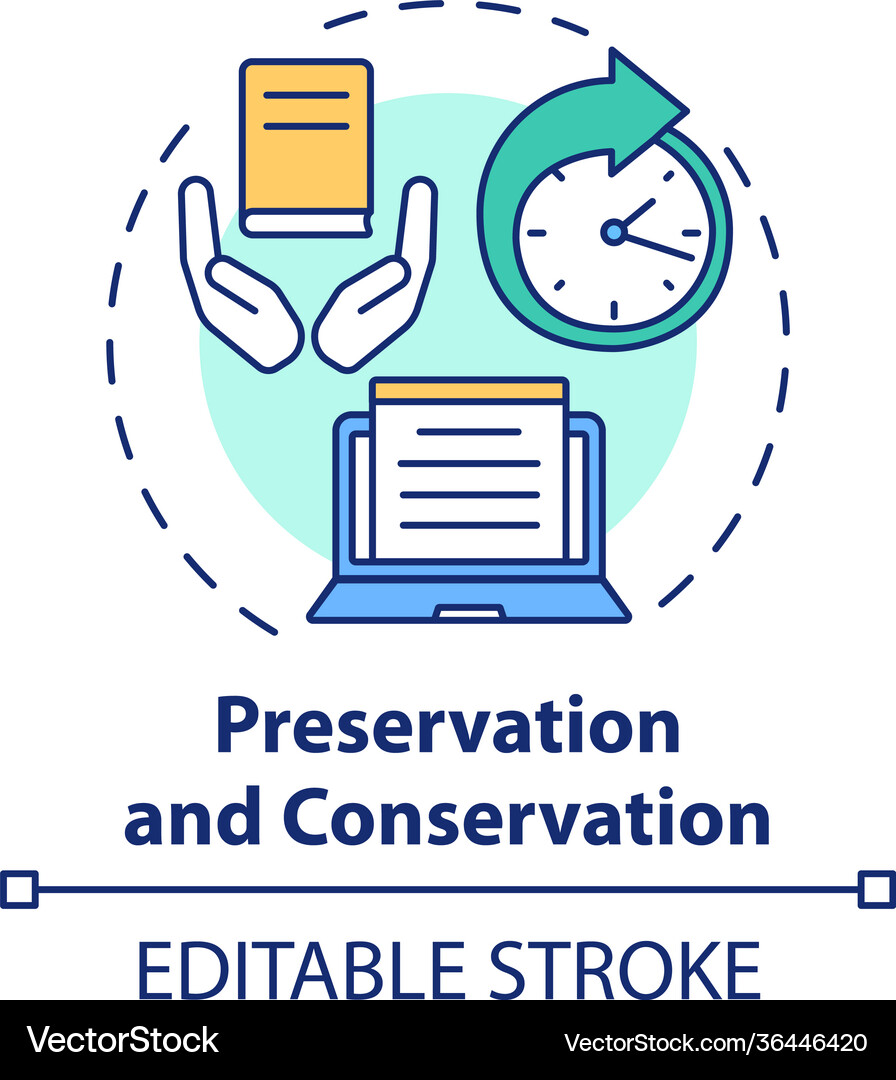 Preservation and conservation concept icon – Royalty-Free Vector ...