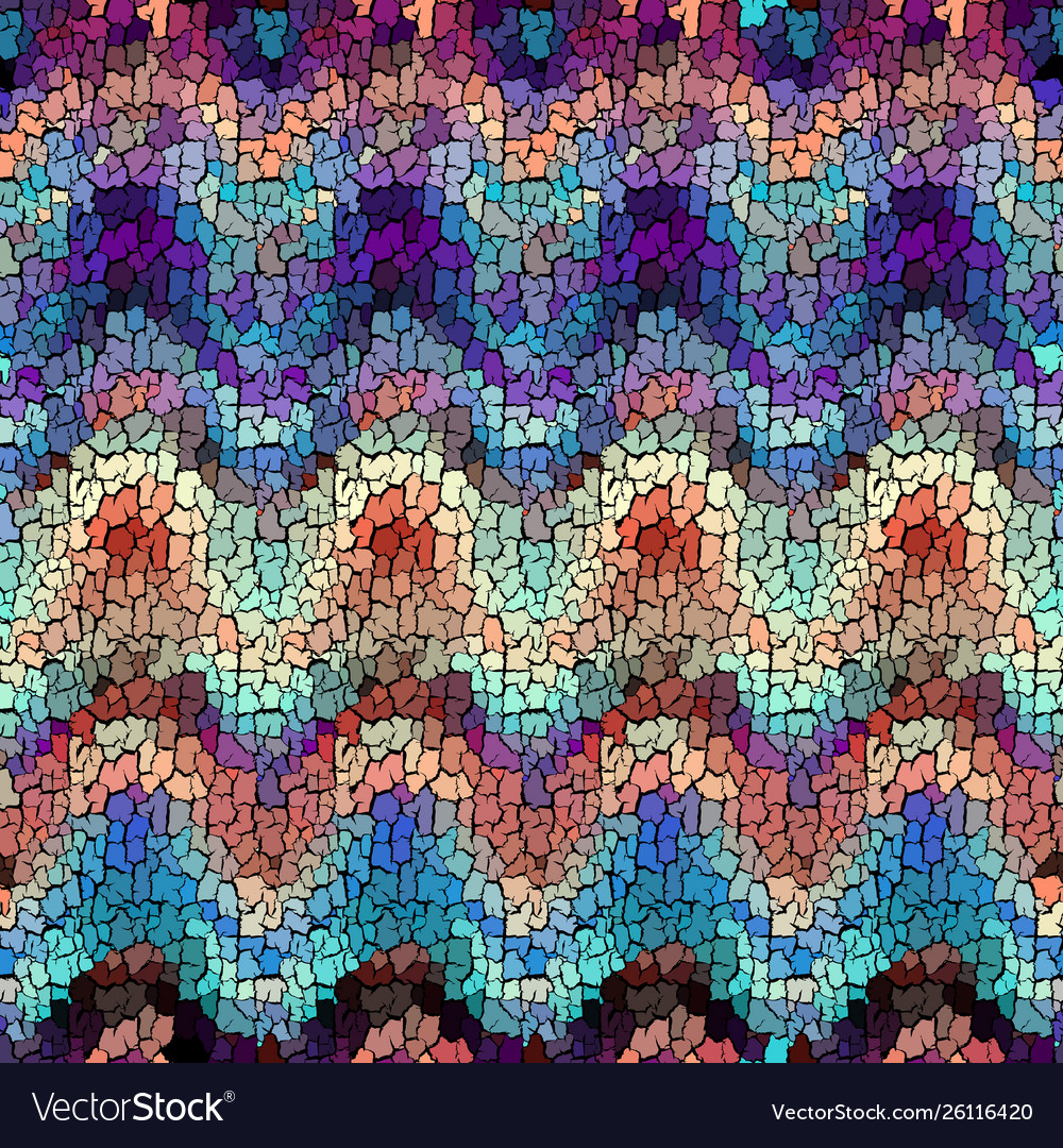 Seamless grunge abstract square pattern paint Vector Image