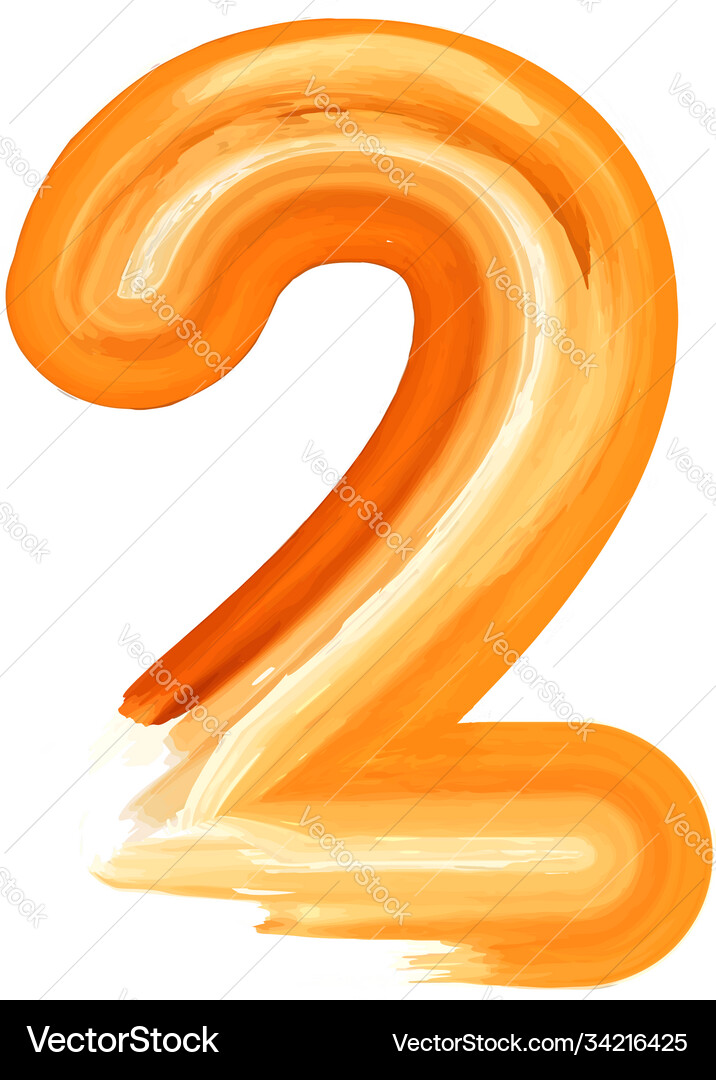 Abstract oil paint number 2 Royalty Free Vector Image