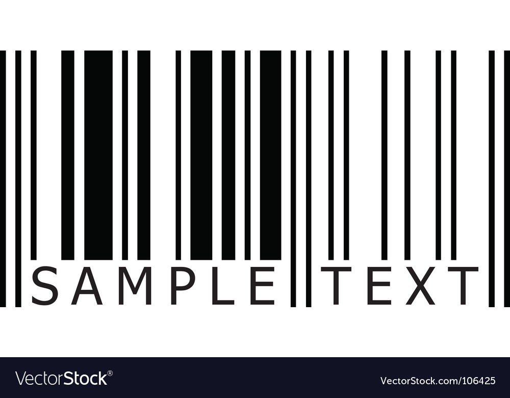 Barcode Royalty Free Vector Image - VectorStock Barcode Royalty Free Vector Image - VectorStock