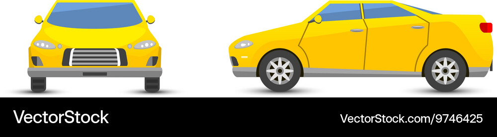 Car vechicle transport isolated on white Vector Image