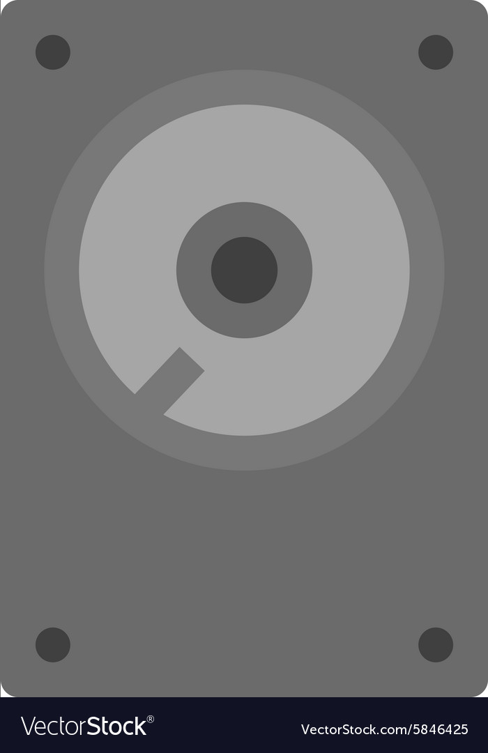 Hard disk Royalty Free Vector Image - VectorStock