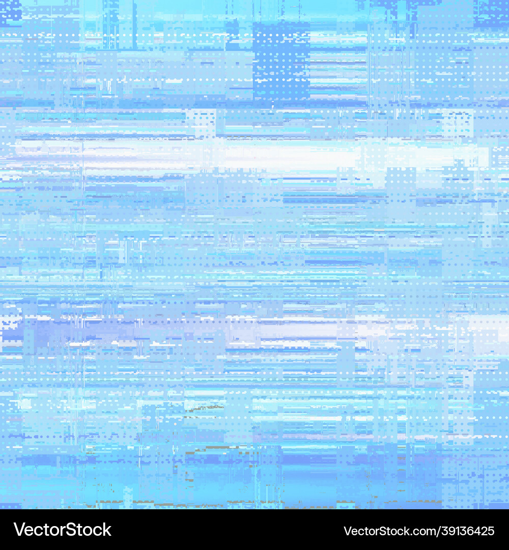 Image with imitation of grunge datamoshing Vector Image