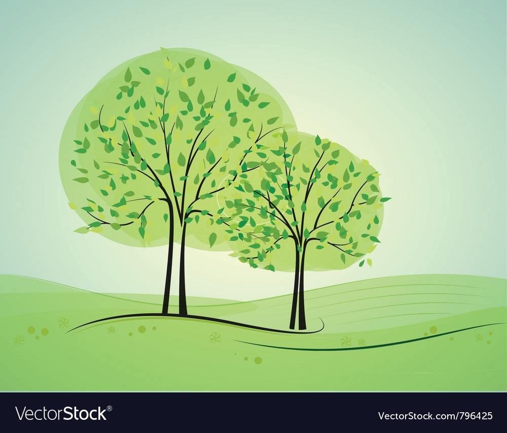 Trees Royalty Free Vector Image - VectorStock