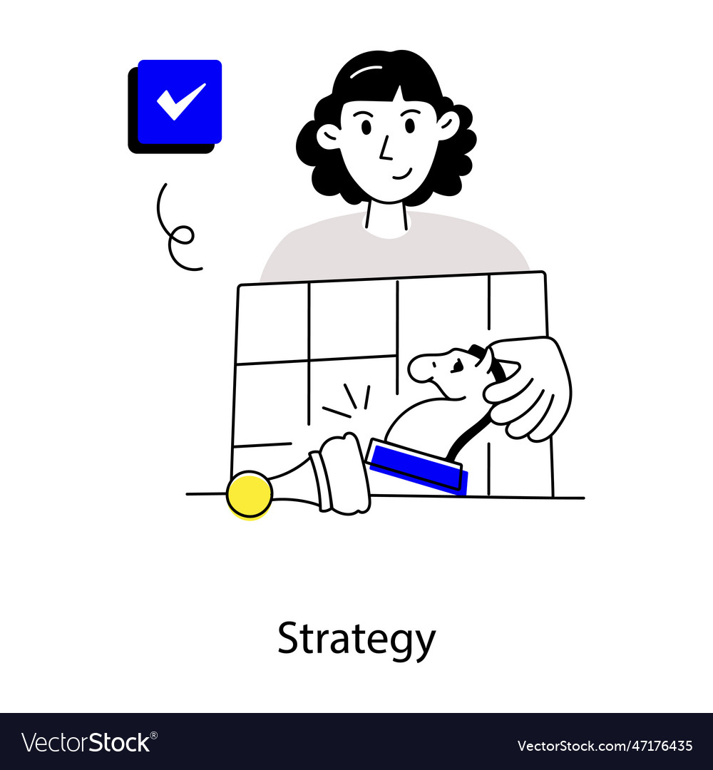 Strategy Royalty Free Vector Image - VectorStock