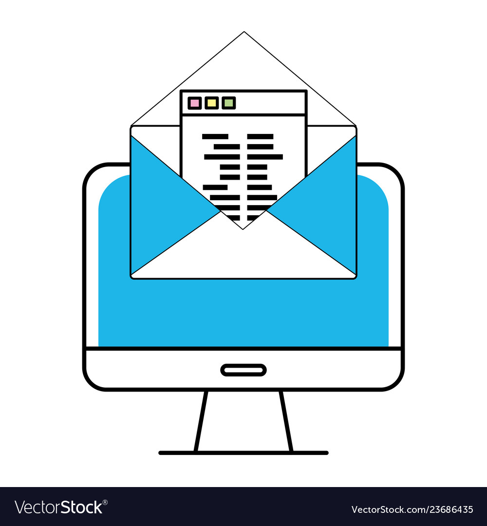 Technology computing cartoon Royalty Free Vector Image