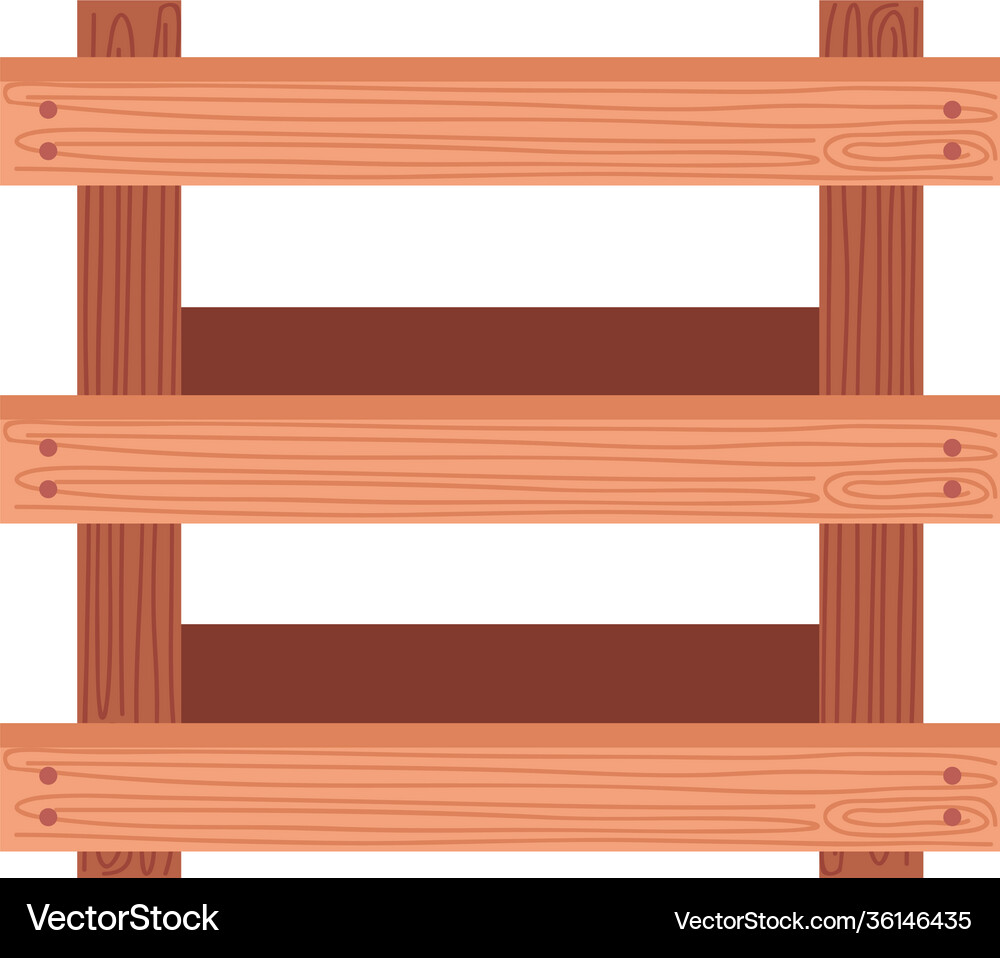 Wooden basket box isolated icon Royalty Free Vector Image