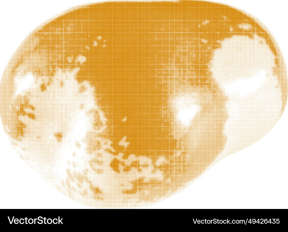 Ziziphus whole one from yellow circle dots Vector Image