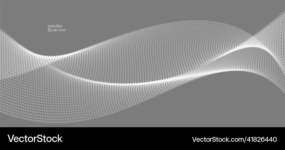 Abstract background with wave of flowing Vector Image