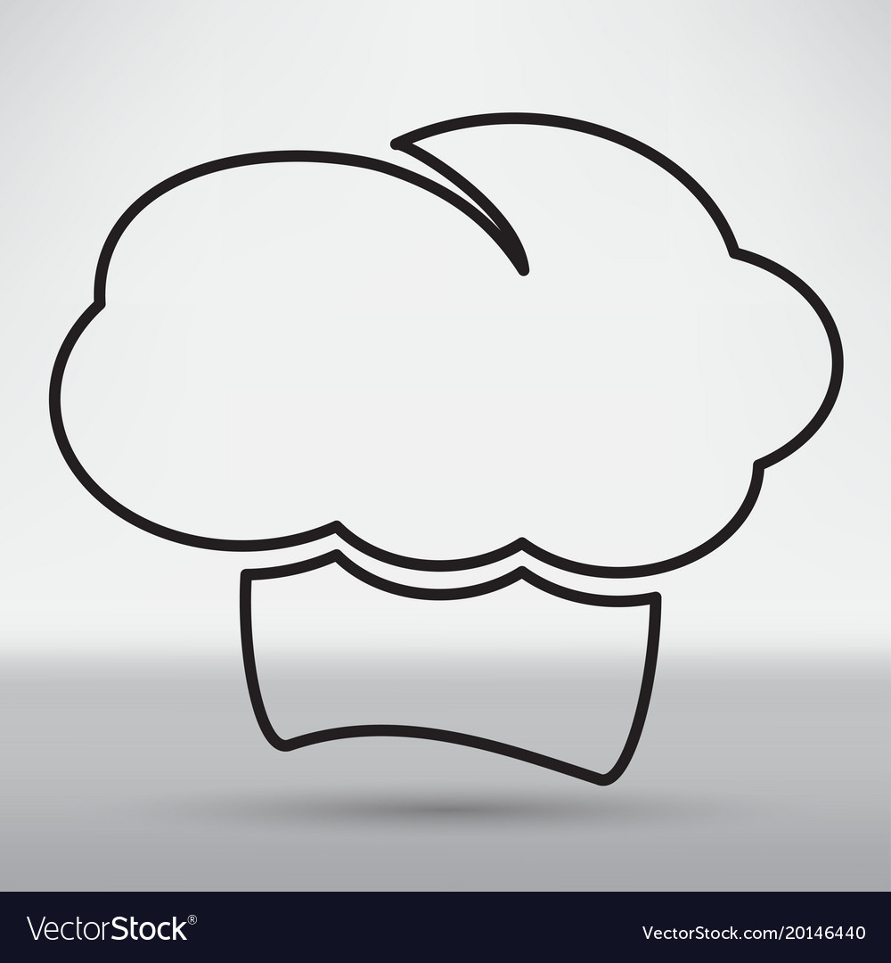 Chef hat icon Royalty Free Vector Image - VectorStock