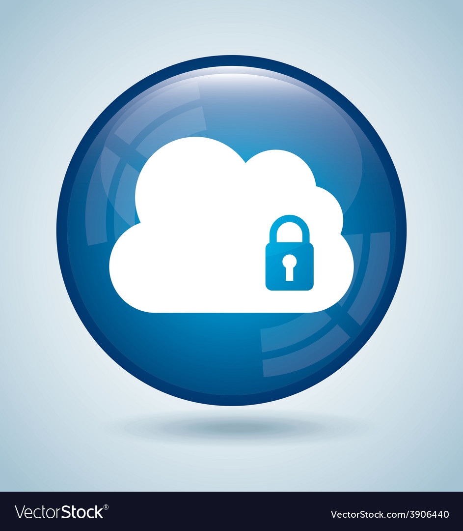 Cloud security Royalty Free Vector Image - VectorStock