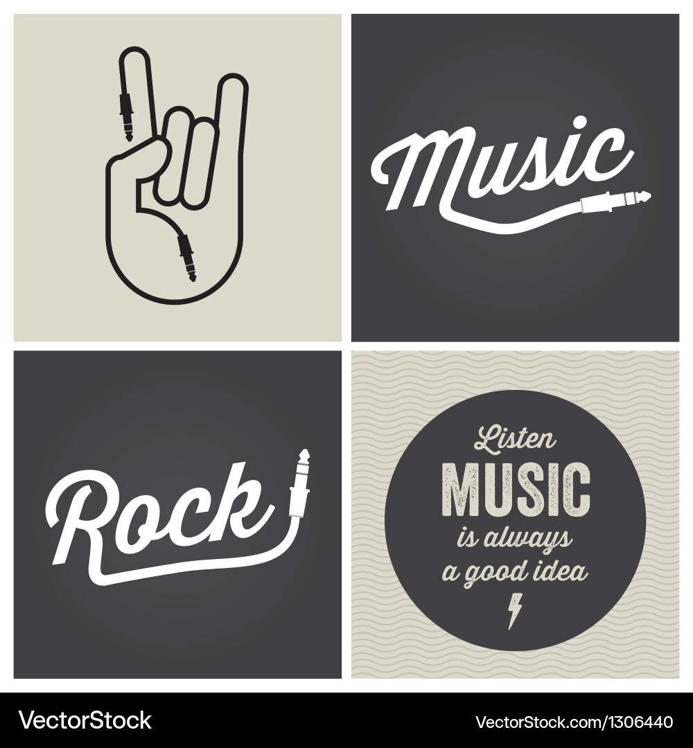 Music type font music type font Royalty Free Vector Image