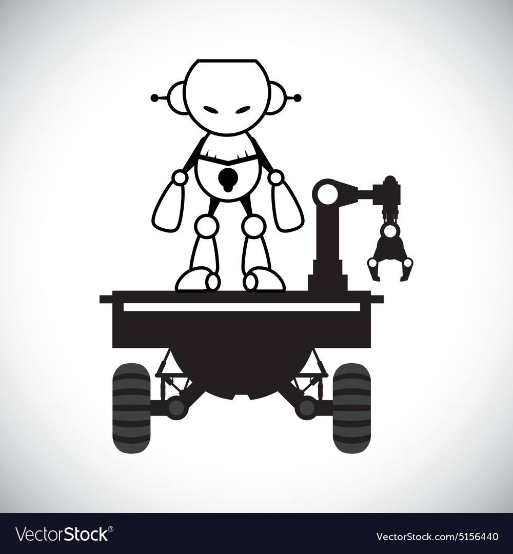 Robot design Royalty Free Vector Image - VectorStock