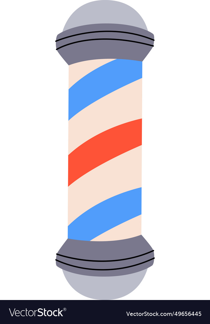 Barber shop pole Royalty Free Vector Image - VectorStock Barber shop pole Royalty Free Vector Image - VectorStock