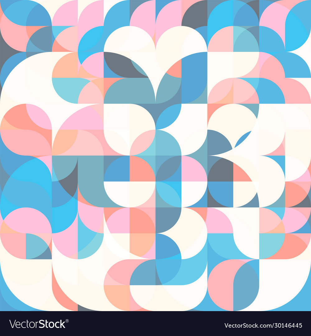 Pattern geometric elements in a modern Royalty Free Vector