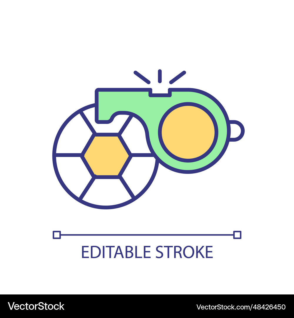 2d thin linear colorful college enrollment icon Vector Image