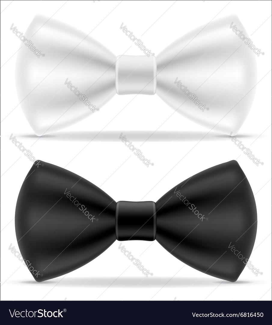 Bow tie 01 Royalty Free Vector Image - VectorStock