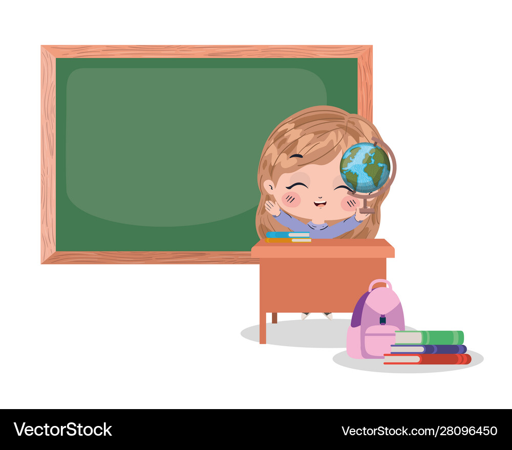 School kids cartoons design Royalty Free Vector Image