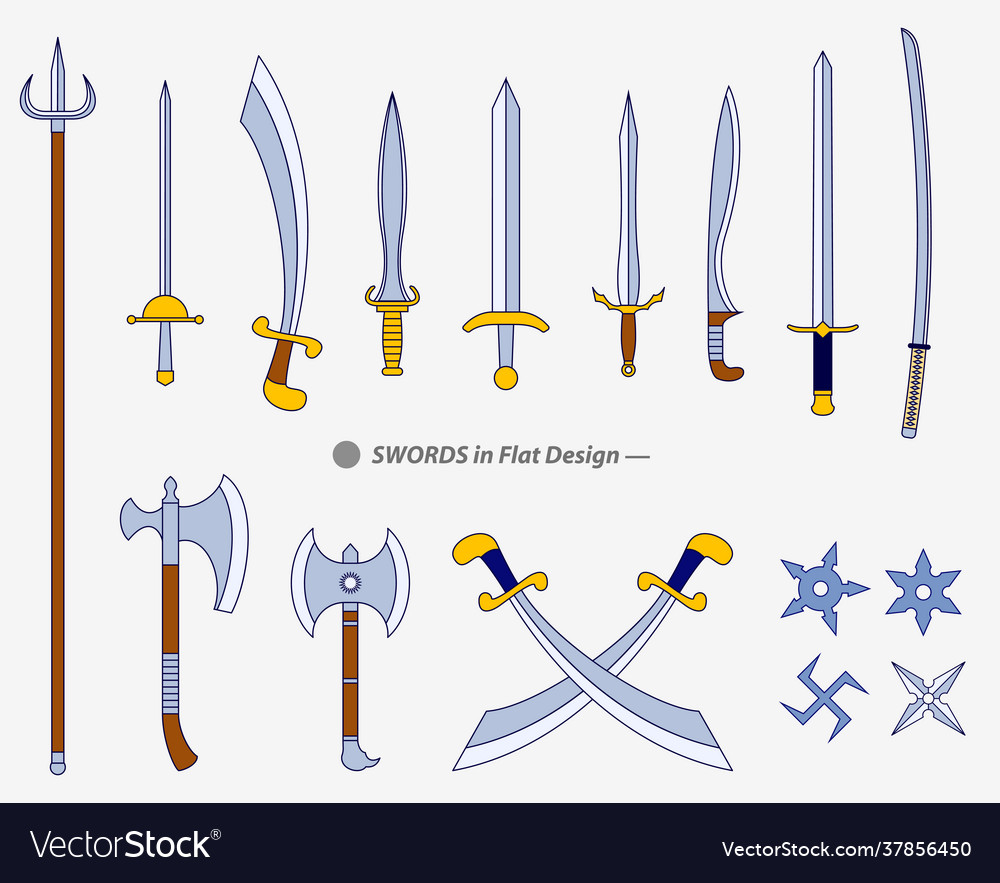 Warrior sword Royalty Free Vector Image - VectorStock