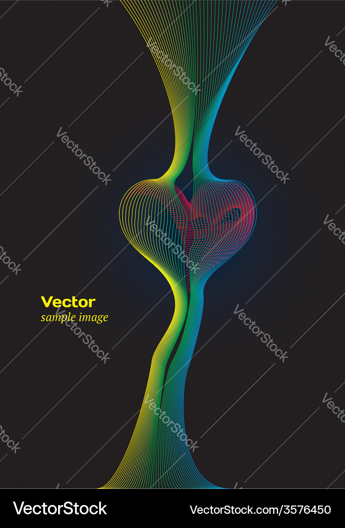 Wired heart Royalty Free Vector Image - VectorStock