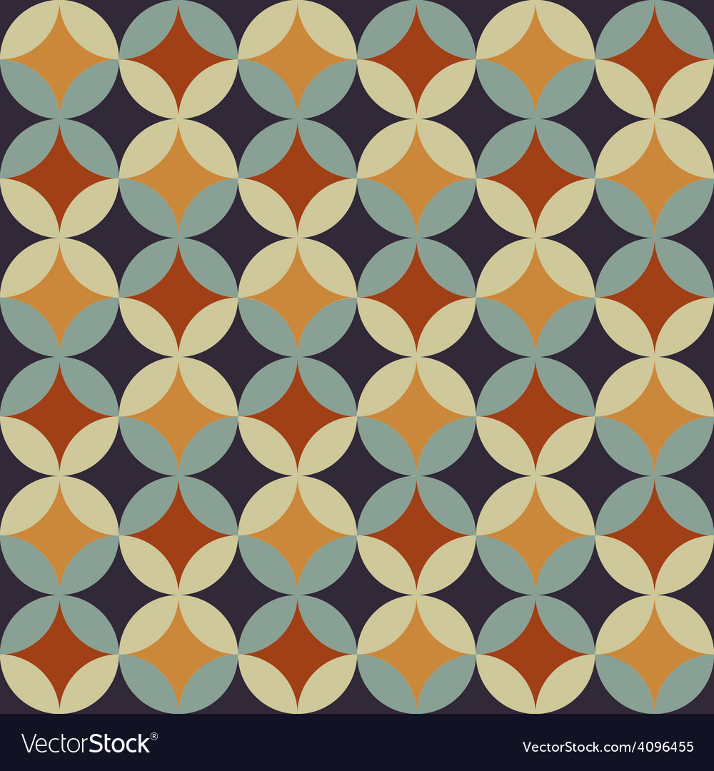 Abstract retro geometric pattern Royalty Free Vector Image