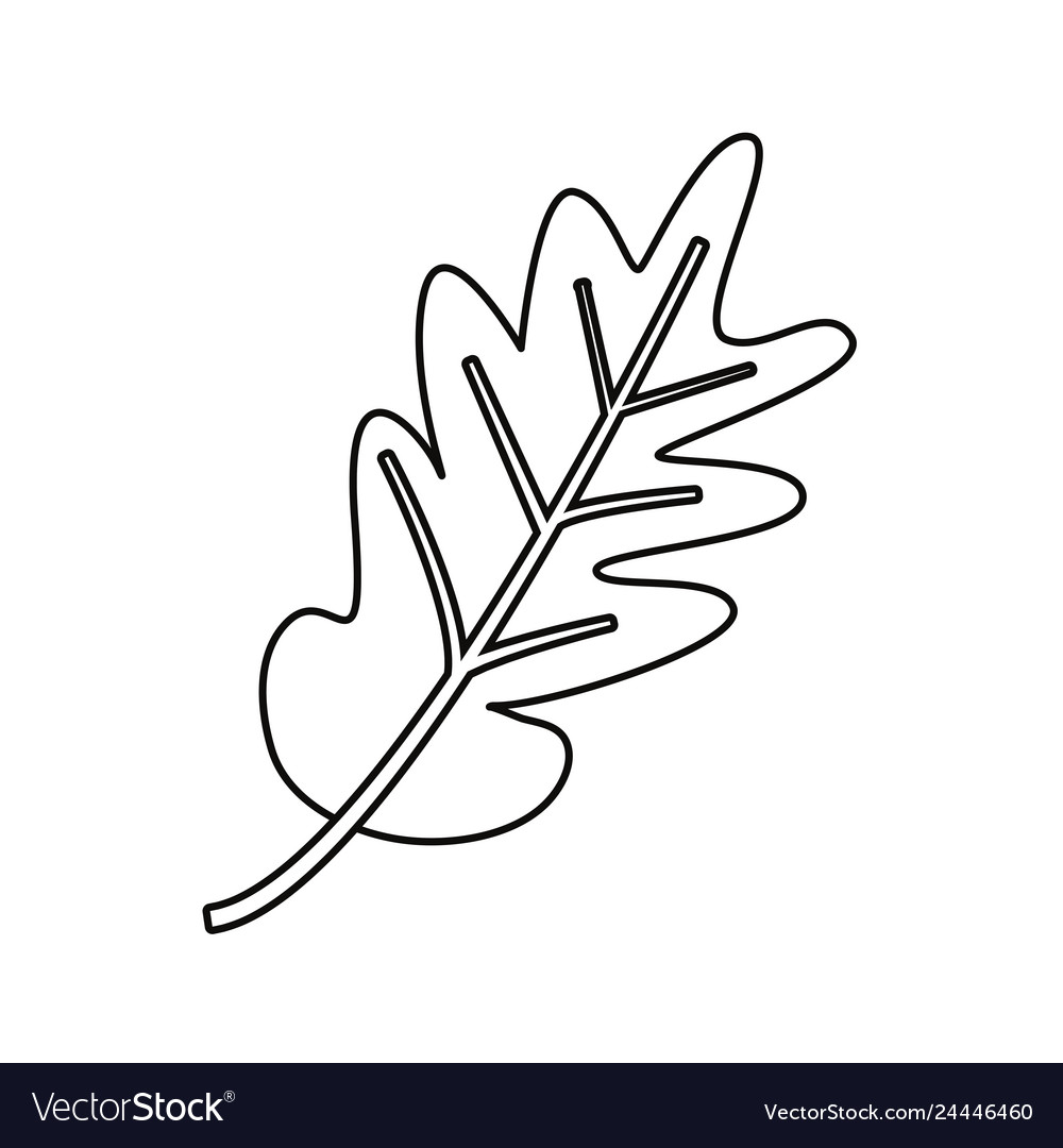 Tree leaf decoration Royalty Free Vector Image