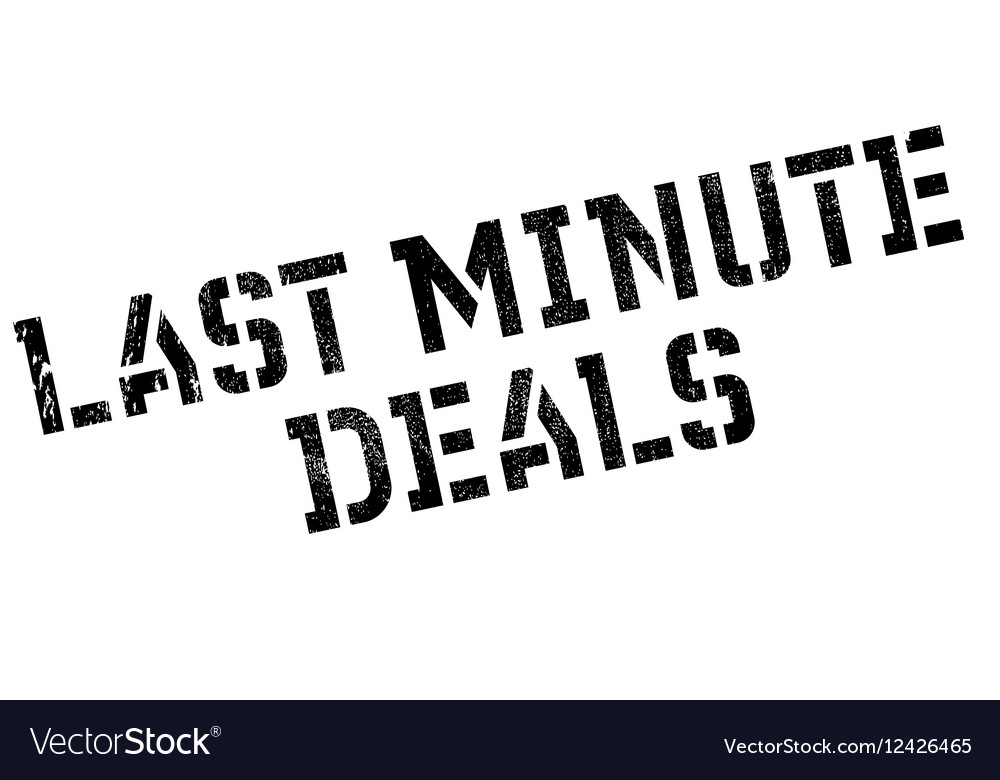 Last minute deals rubber stamp Royalty Free Vector Image Last minute deals rubber stamp Royalty Free Vector Image
