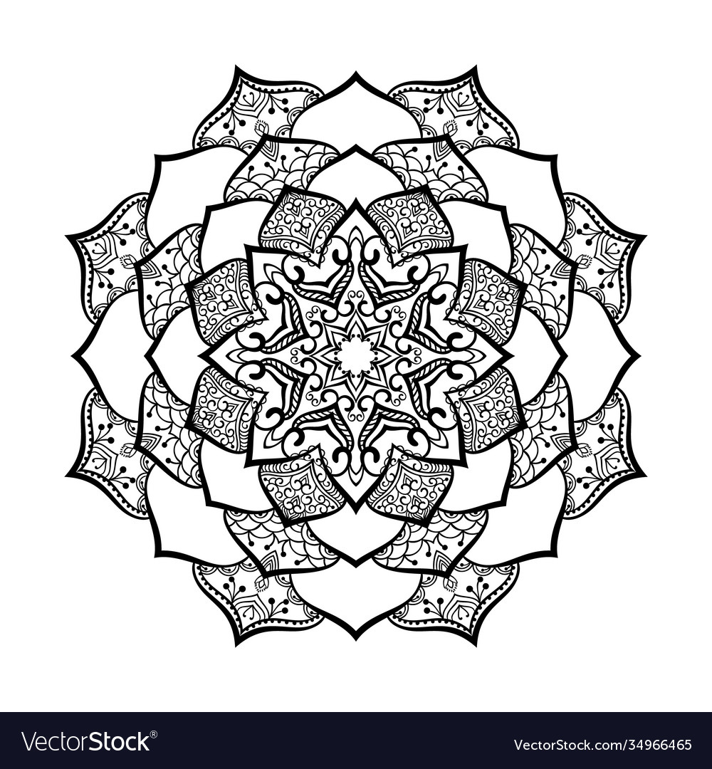 Mandala Royalty Free Vector Image - VectorStock
