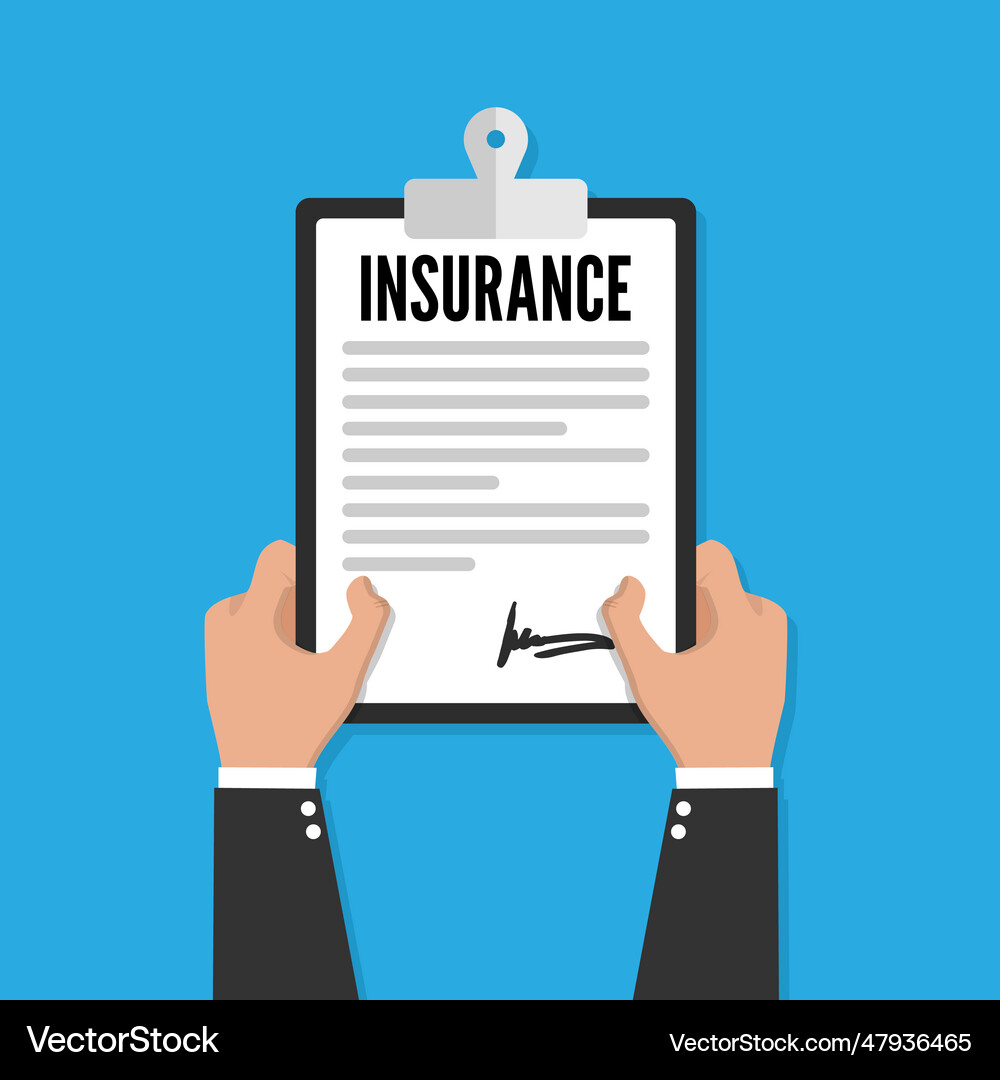 Medical insurance icon flat design Royalty Free Vector Image