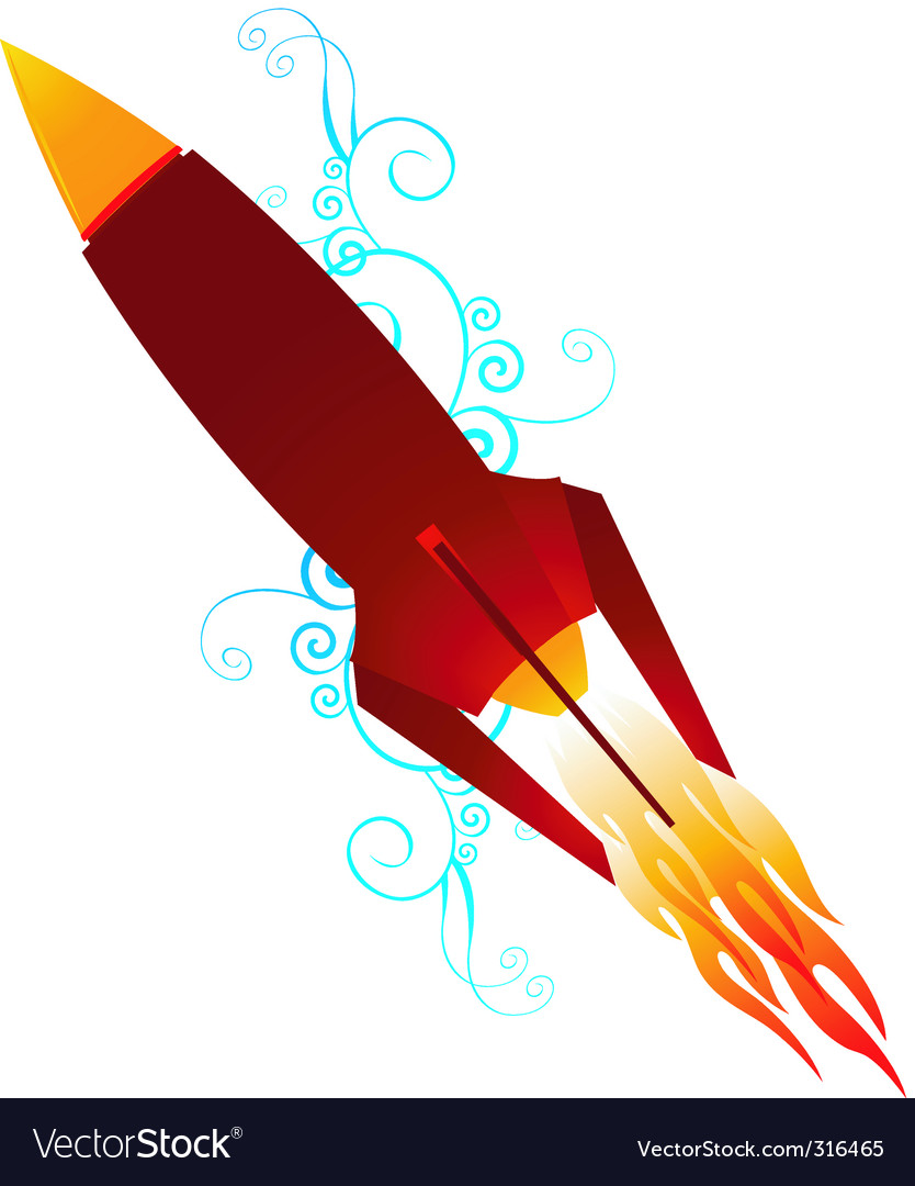 Rocket Royalty Free Vector Image - VectorStock