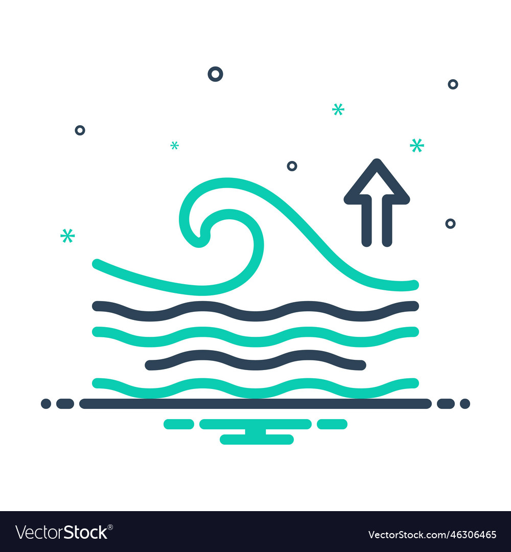 Tide Royalty Free Vector Image - VectorStock