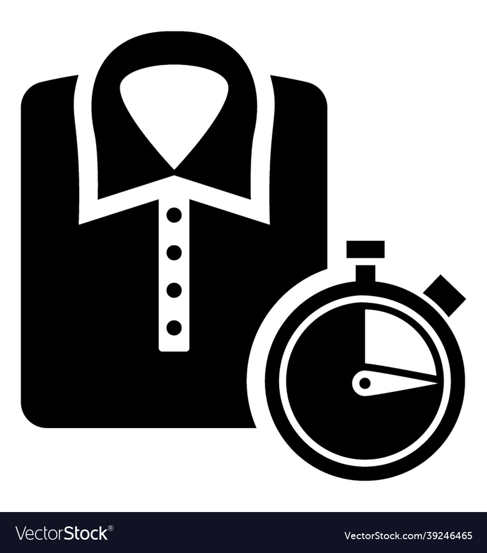Washing timer Royalty Free Vector Image - VectorStock
