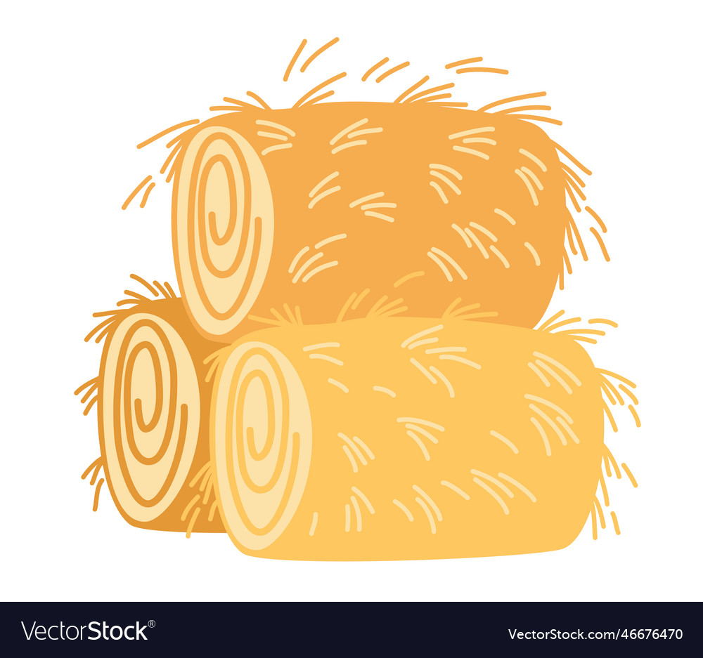 0262 haystack Royalty Free Vector Image - VectorStock