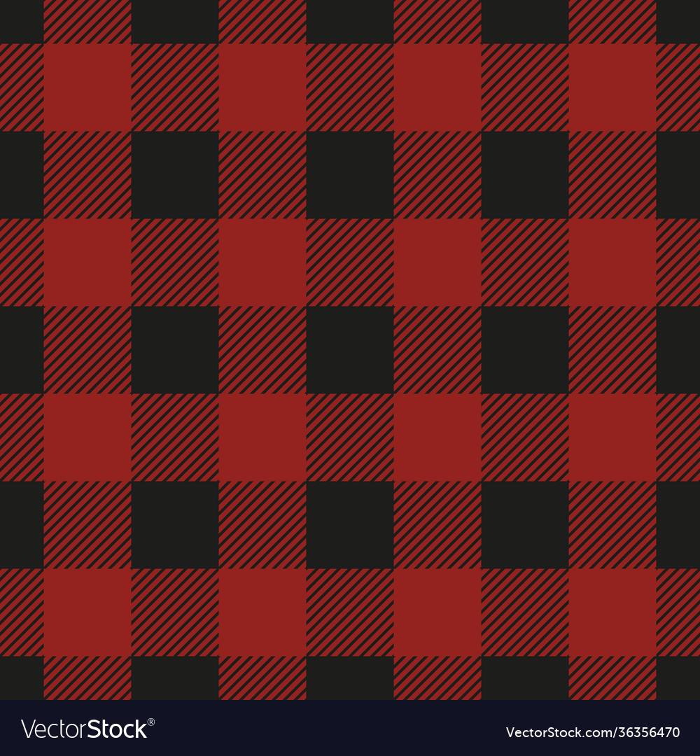Lumberjack plaid seamless pattern Royalty Free Vector Image