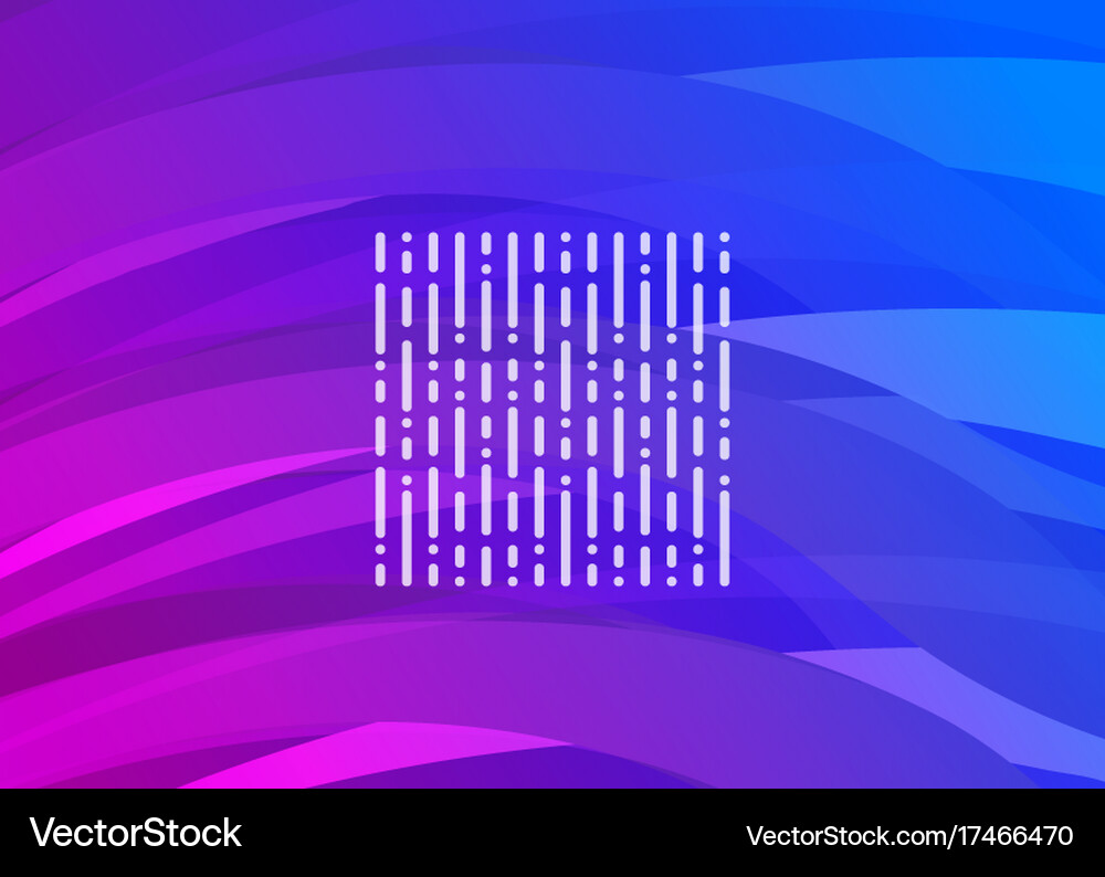 Purple-blue futuristic digital wave Royalty Free Vector