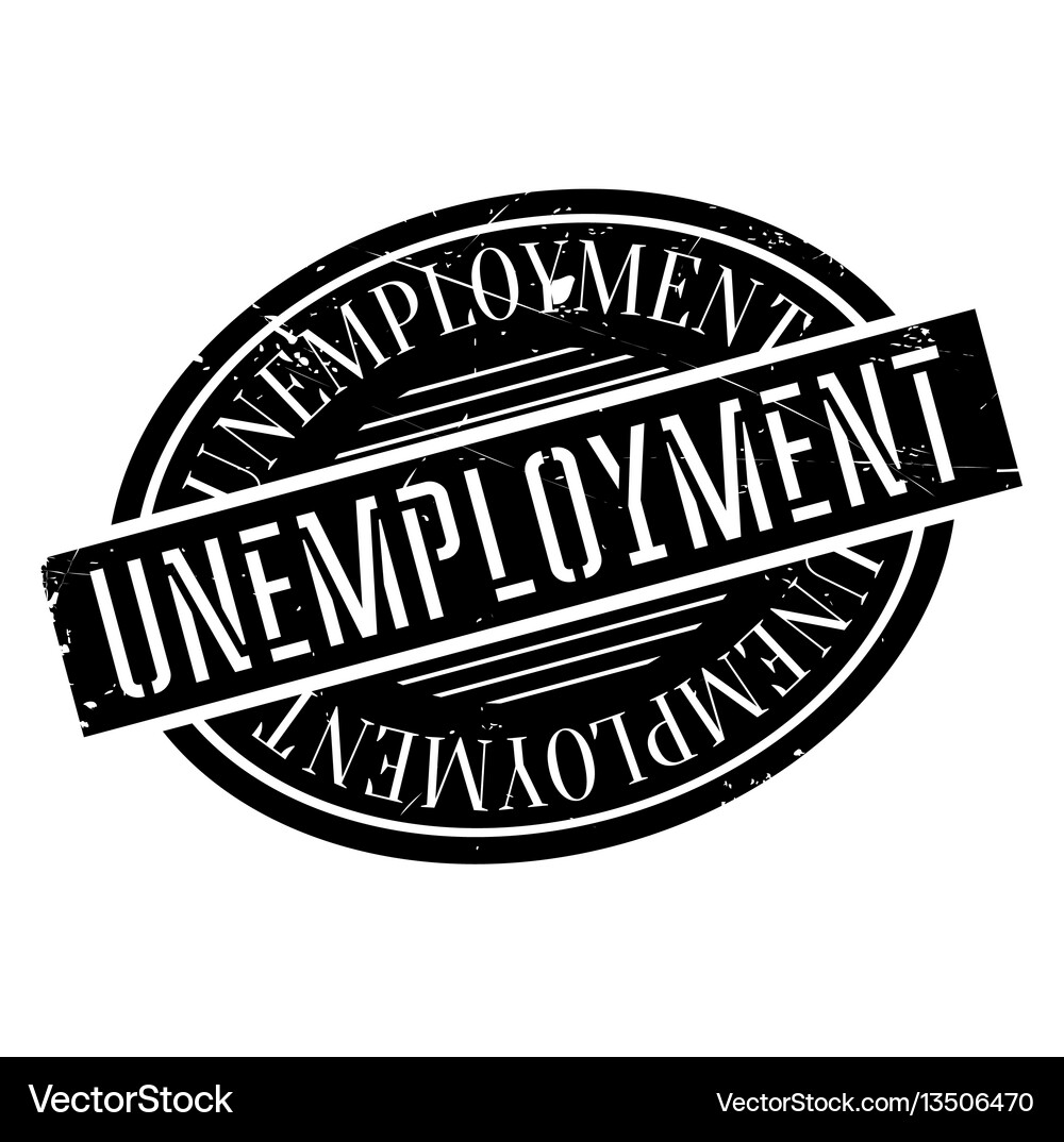 Unemployment rubber stamp Royalty Free Vector Image
