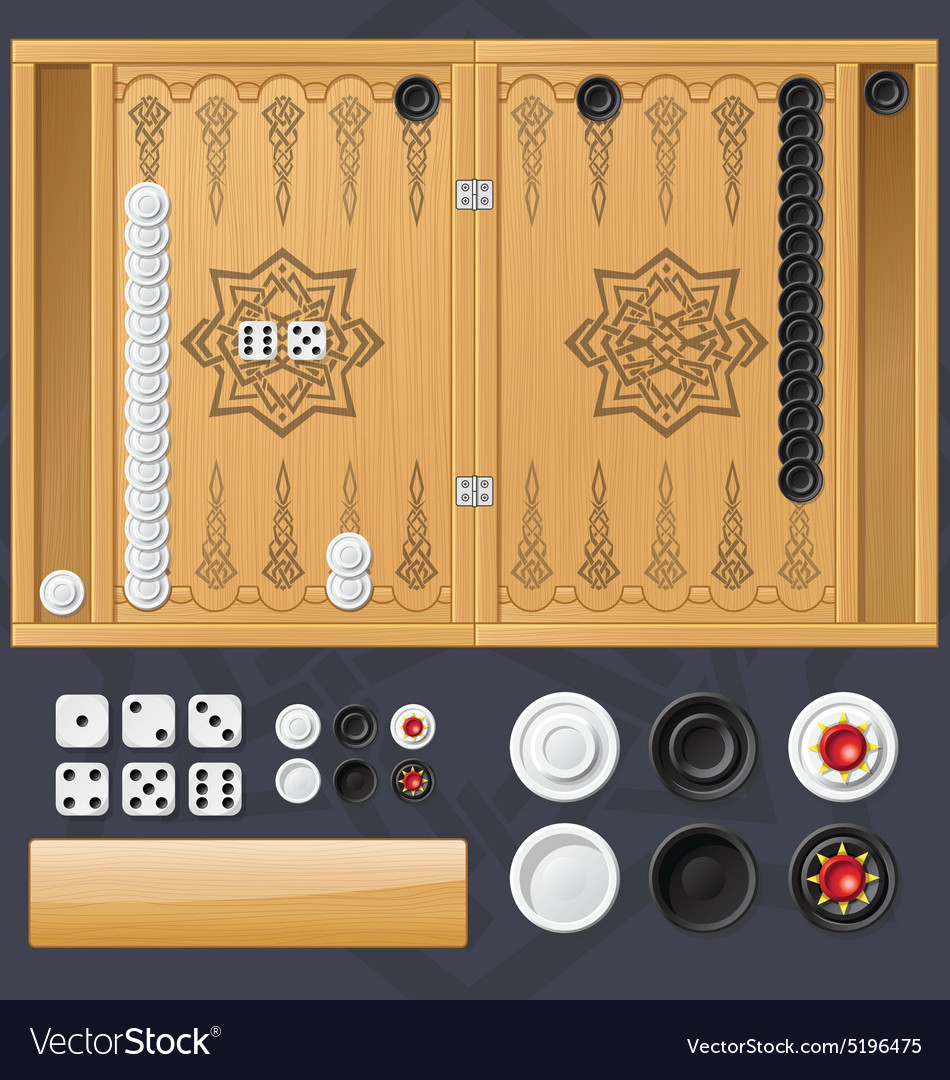 Backgammon Royalty Free Vector Image - VectorStock