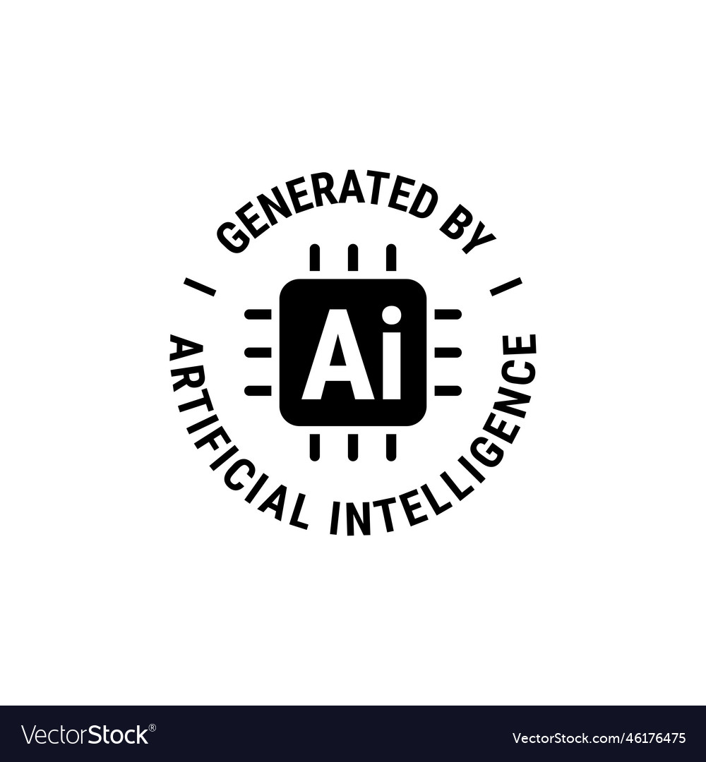 Icon for artificial intelligence generated content