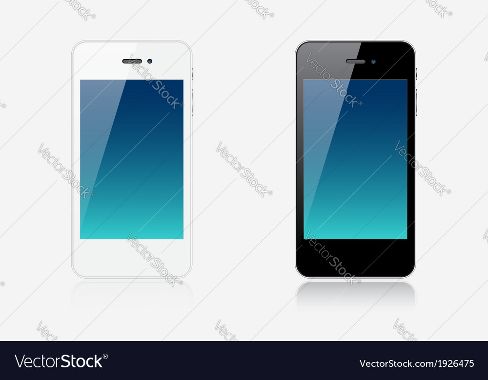 Smartphones Royalty Free Vector Image - VectorStock