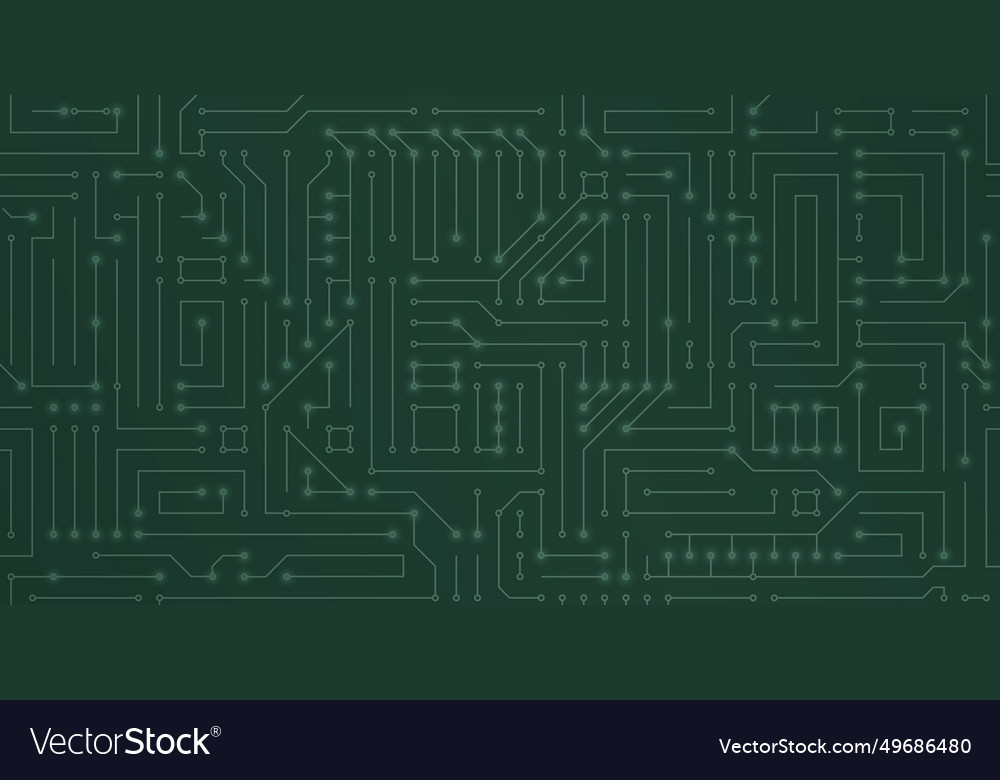 Electronic circuit board Royalty Free Vector Image