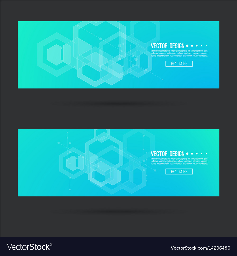 Futuristic header Royalty Free Vector Image - VectorStock