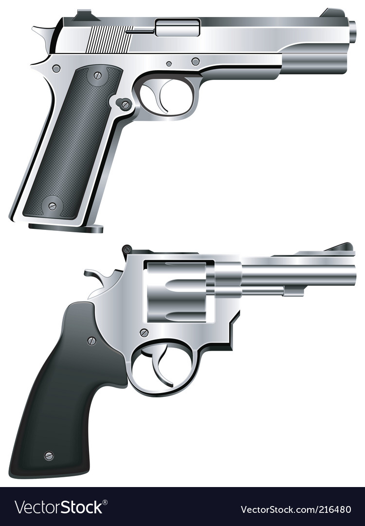 Guns Royalty Free Vector Image - VectorStock